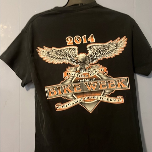 Gildan | Shirts | Mens Bike Week Tee Daytona Beach Medium | Poshmark
